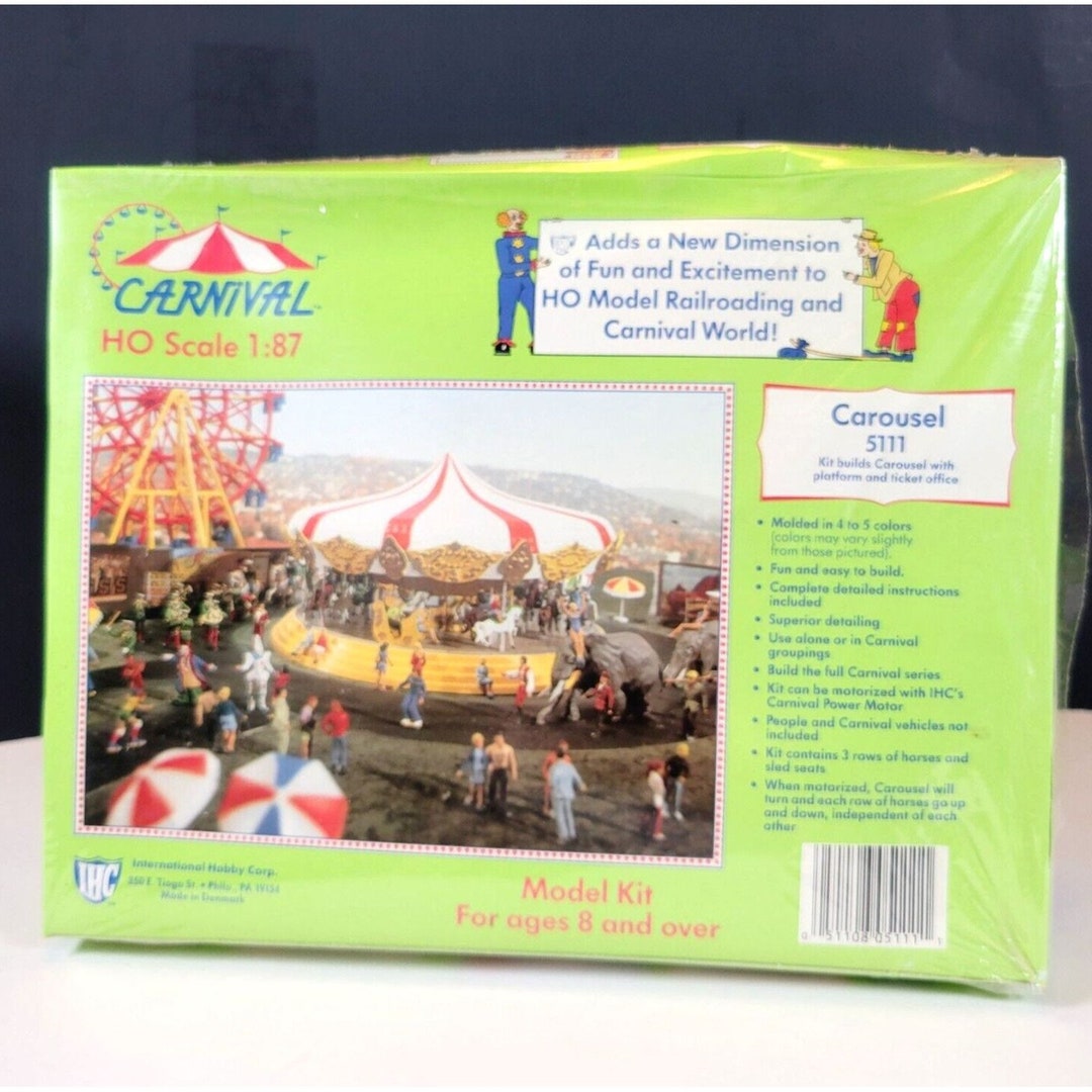Factory Sealed IHC Carnival Carousel HO Scale 1:87 5112 Diorama Model ...