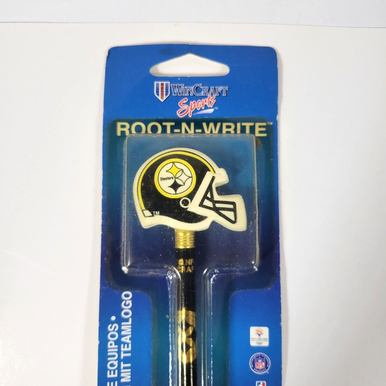 90's Pittsburg Steelers Pencil With Helmet Eraser new in Package ...