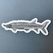 Atlantic Sturgeon Sticker | Vinyl Decal | Water-proof Sticker | Linocut ...