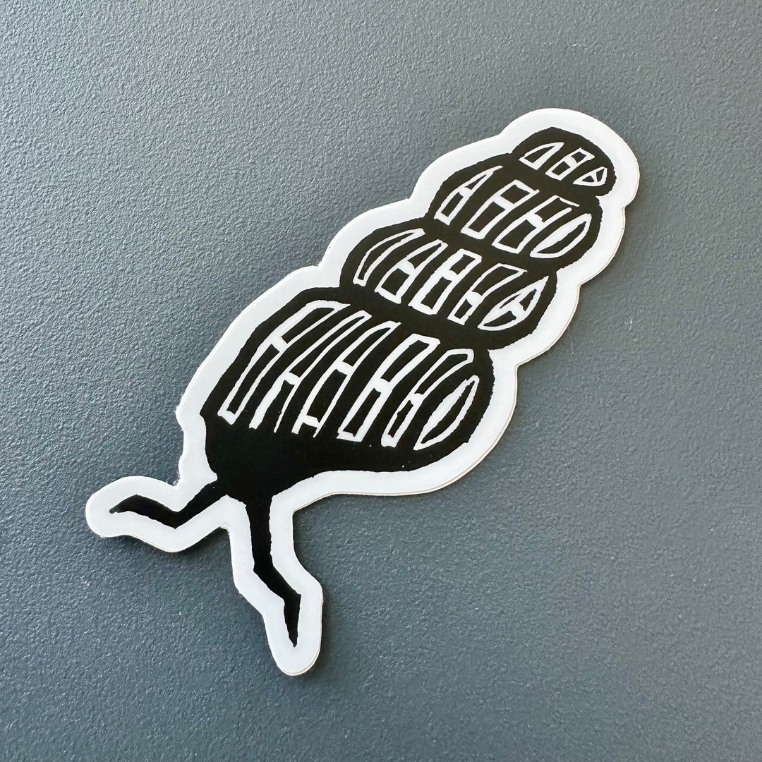 Blue Ridge Springsnail Sticker | Linocut Sticker | Vinyl Decal | Water ...