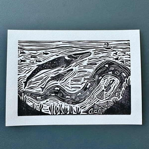 Lino Block Print - Etsy