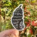 Monarch Chrysalis Sticker | Linocut Sticker | Vinyl Decal | Water-proof ...