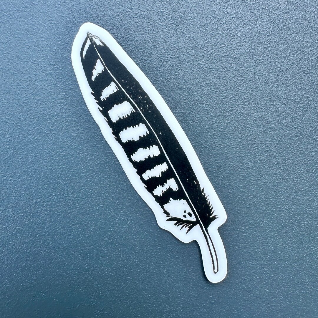 Osprey Feather Sticker Vinyl Decal Water-proof Sticker 1.47 3 - Etsy