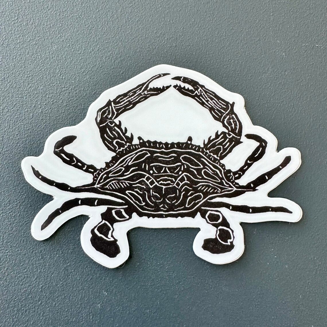 Chesapeake Bay Blue Crab Sticker | Vinyl Decal | Water-proof Sticker ...