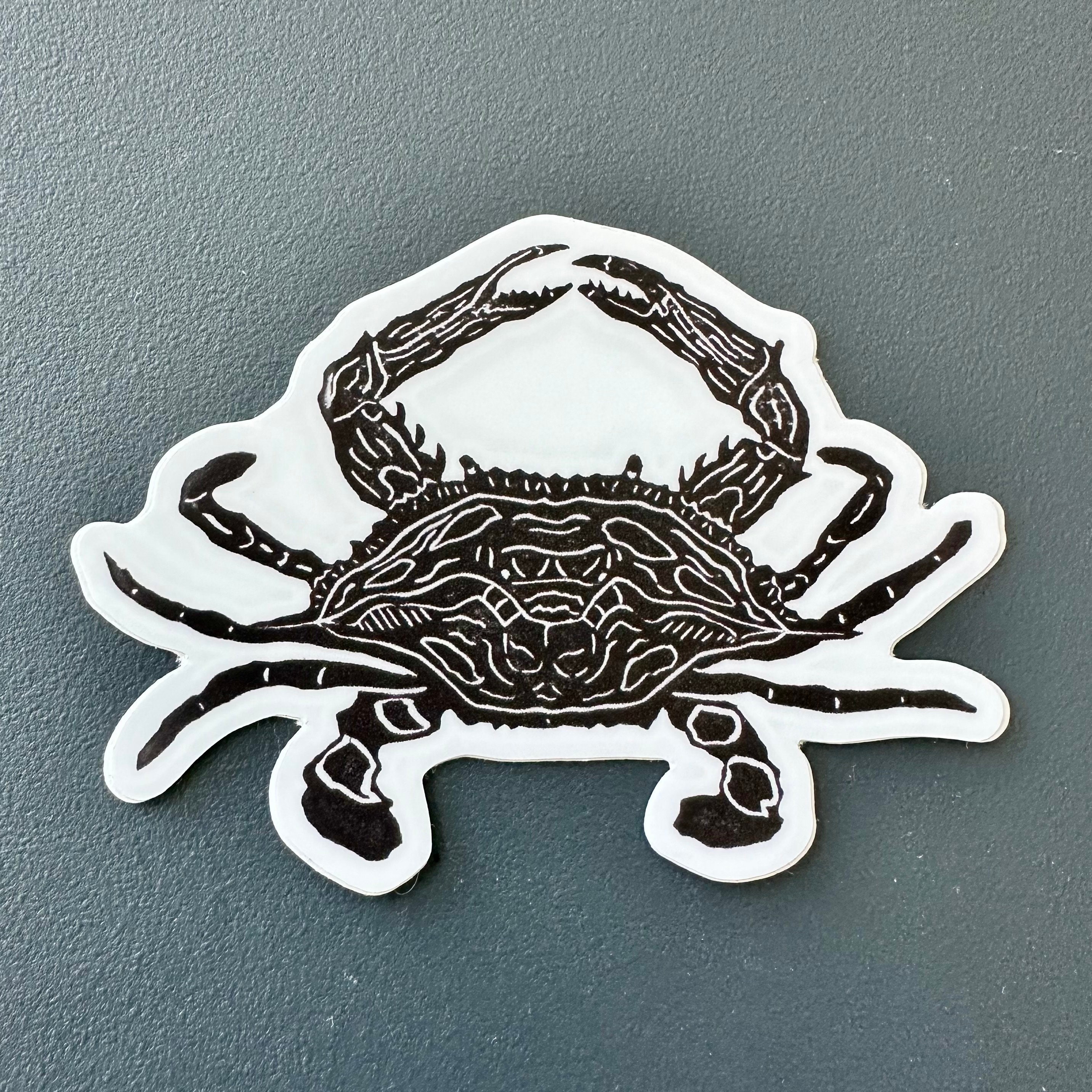 Chesapeake Bay Blue Crab Sticker | Vinyl Decal | Water-proof Sticker ...