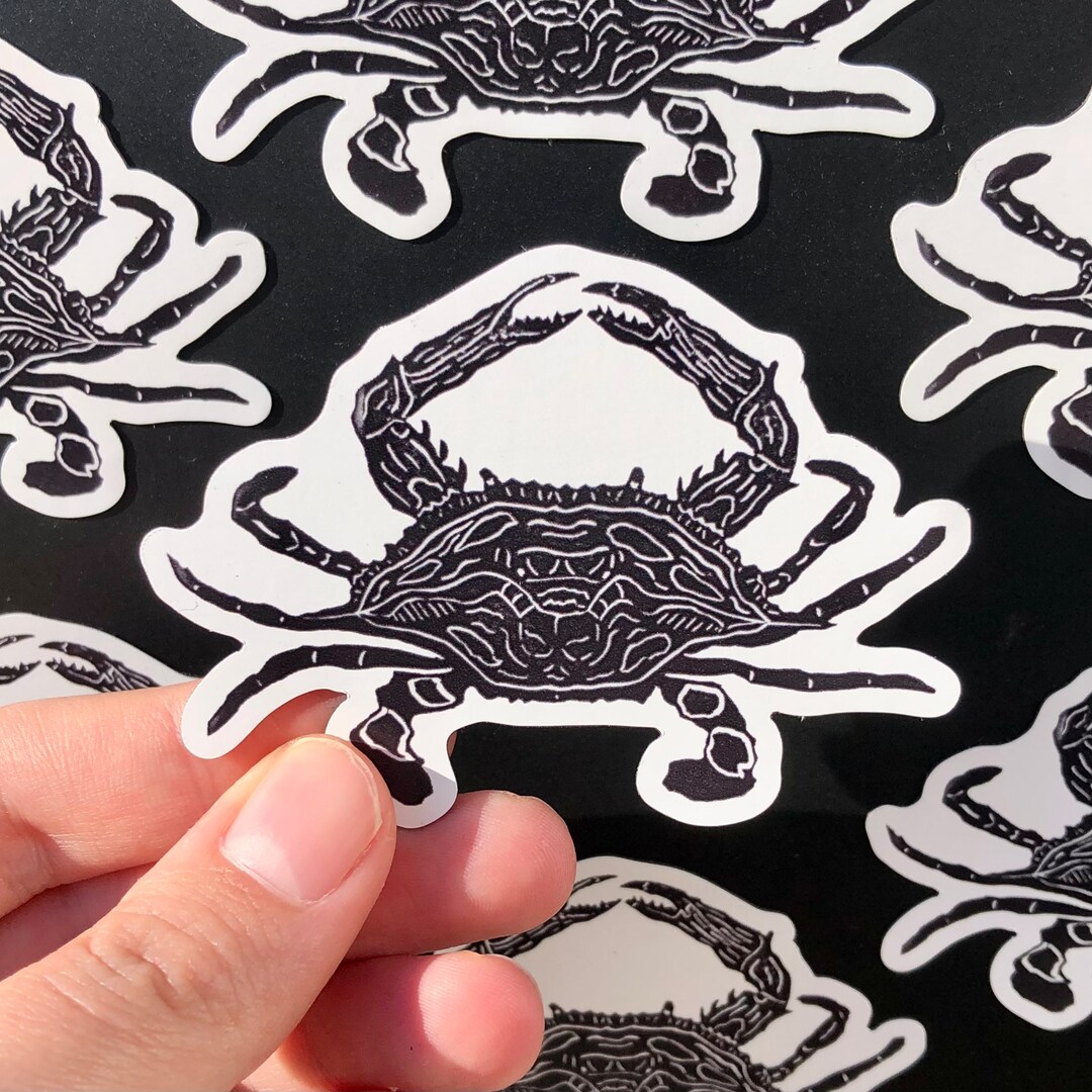 Chesapeake Bay Blue Crab Magnet Water-proof Flexible Fridge Magnet Car ...