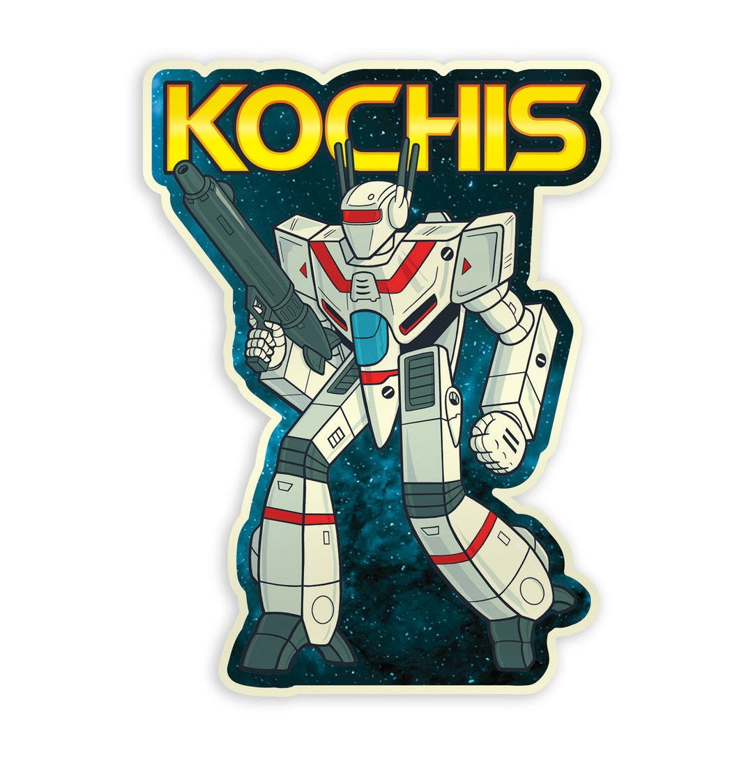 Robotech Valkyrie Vinyl Sticker - Etsy