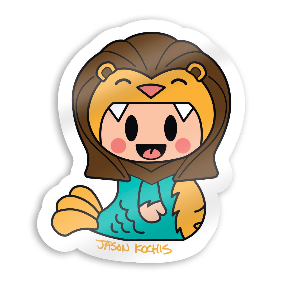 Merlion Vinyl Sticker | Etsy