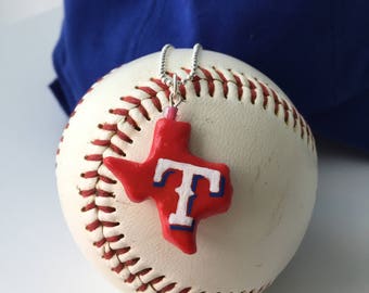 Texas Rangers Necklace - Etsy
