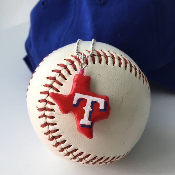 Texas Rangers Necklace - Etsy