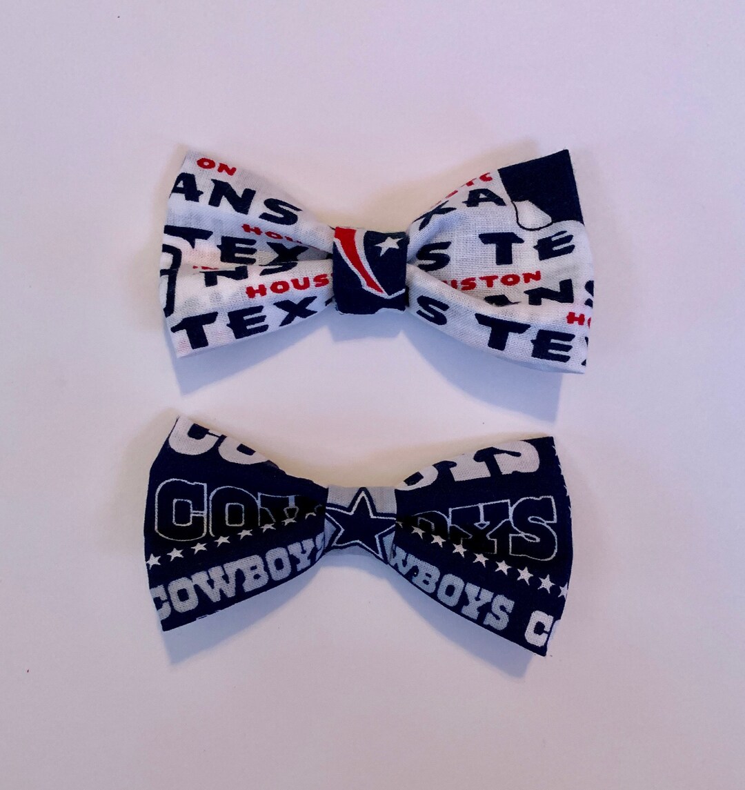 Dallas Cowboys Bow Tie Houston Texans Bow Tie - Etsy
