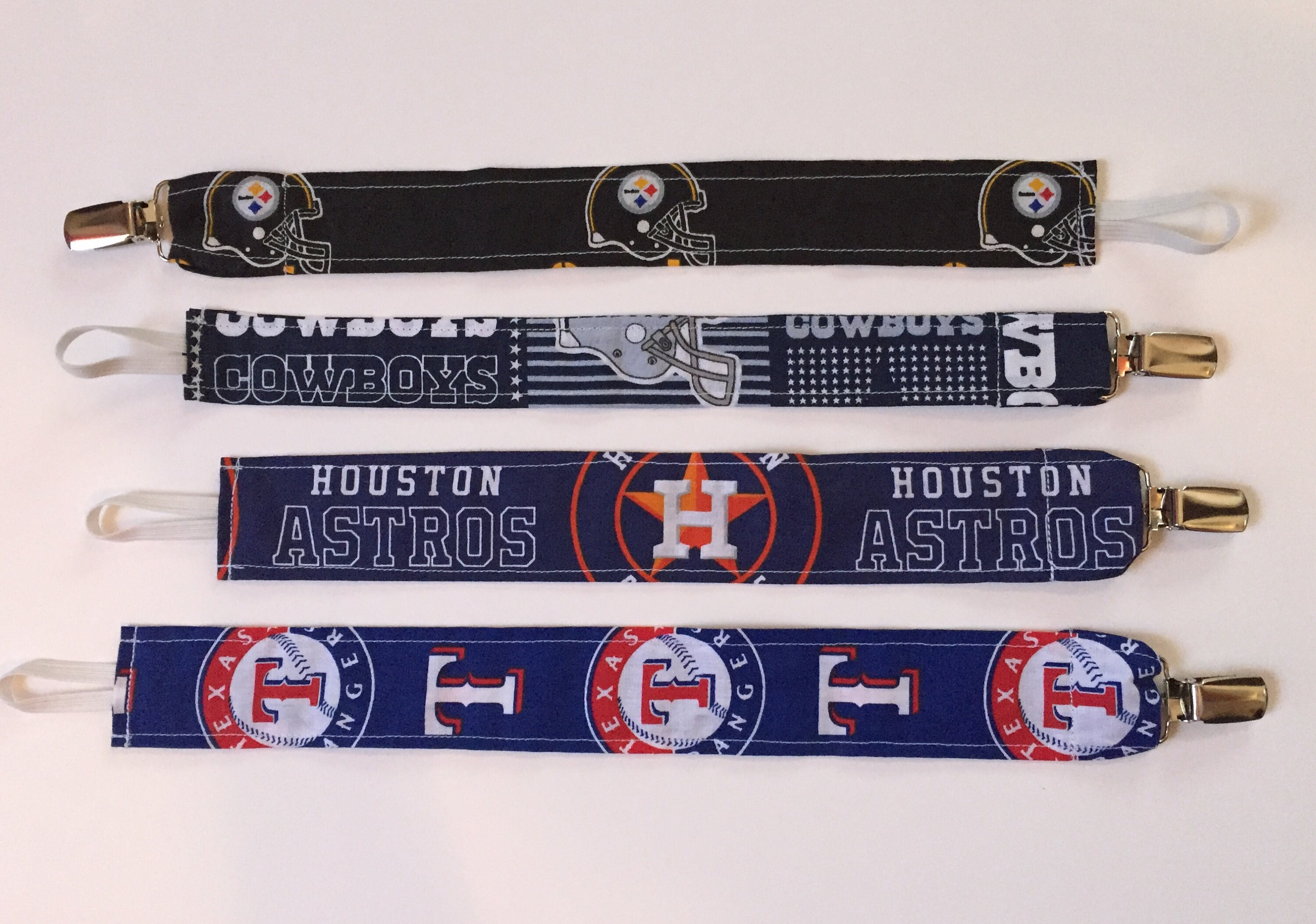 Dallas Cowboys Pacifier Clip | Texas Rangers Pacifier Clip | Houston ...