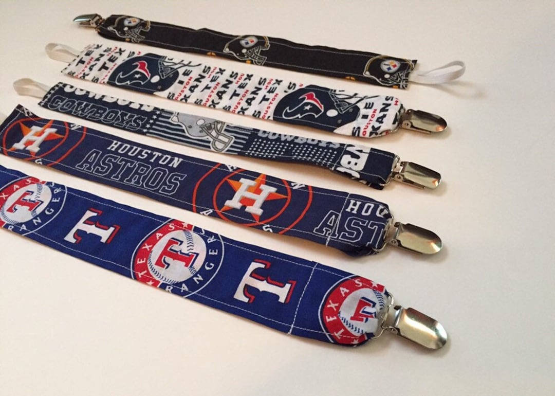 Dallas Cowboys Pacifier Clip | Texas Rangers Pacifier Clip | Houston ...