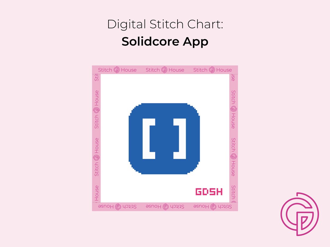 Solidcore App Digital Needlepoint Chart - [solidcore] - Etsy