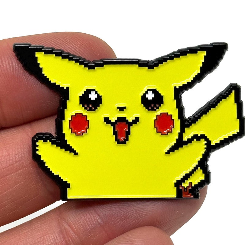 Pikachu Pin - Etsy