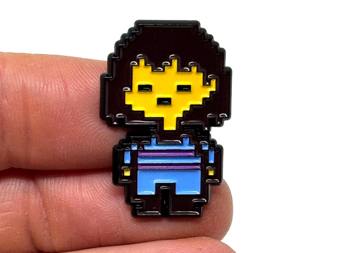 Undertale, Frisk 1.15” Enamel Pin and Magnet - Classic Indie Gaming Art ...
