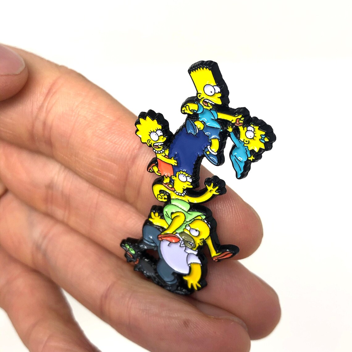 The Simpsons Arcade Cabinet Art 2 Enamel Pin and Magnet | Etsy
