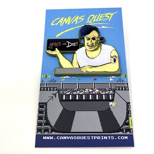 Skate or Die for NES Rodney Recloose, Skate Shop Owner Pin oder Magnet ...