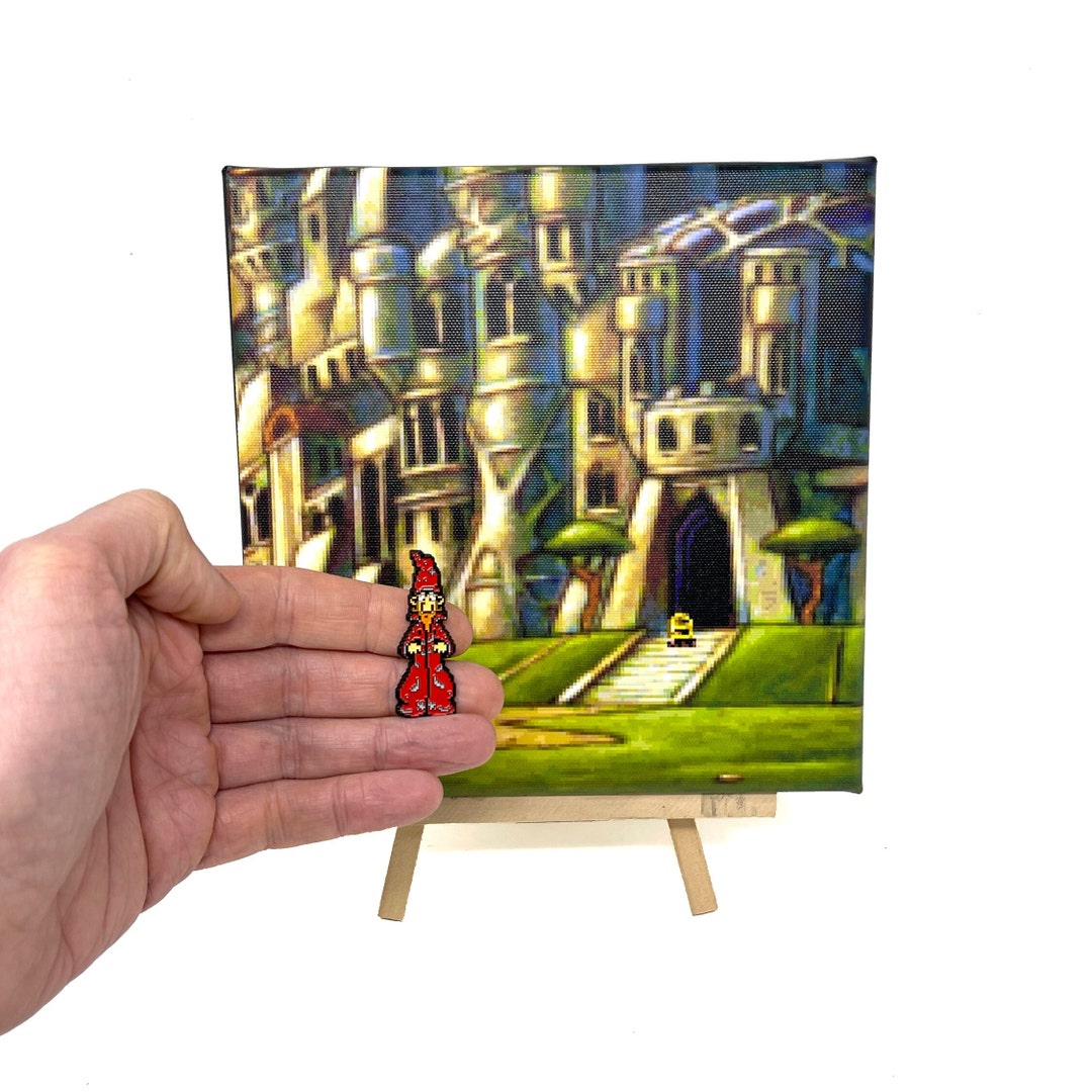 Discworld, Point & Click PC Game, Magnet on Canvas, Unseen University 8 ...