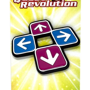 Dance Dance Revolution - DDR Logo 1.75” Enamel Pin and Magnet - Classic ...