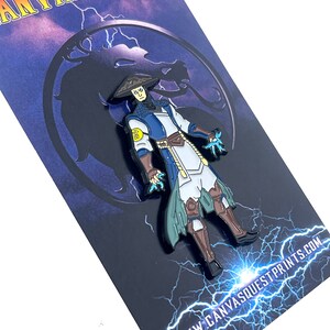 Mortal Kombat, Arcade Classic - Raiden 1.75” Enamel Pin and Magnet ...
