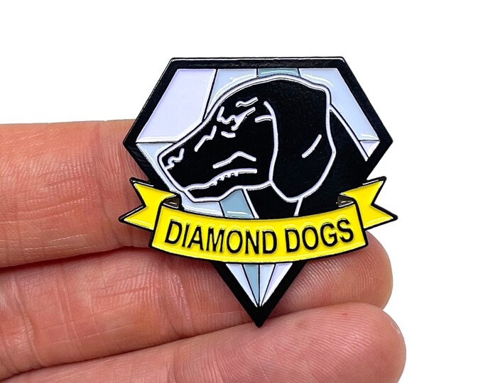 Diamond Dogs Metal Gear Solid 5 Phantom Pain Hat Pin - Etsy