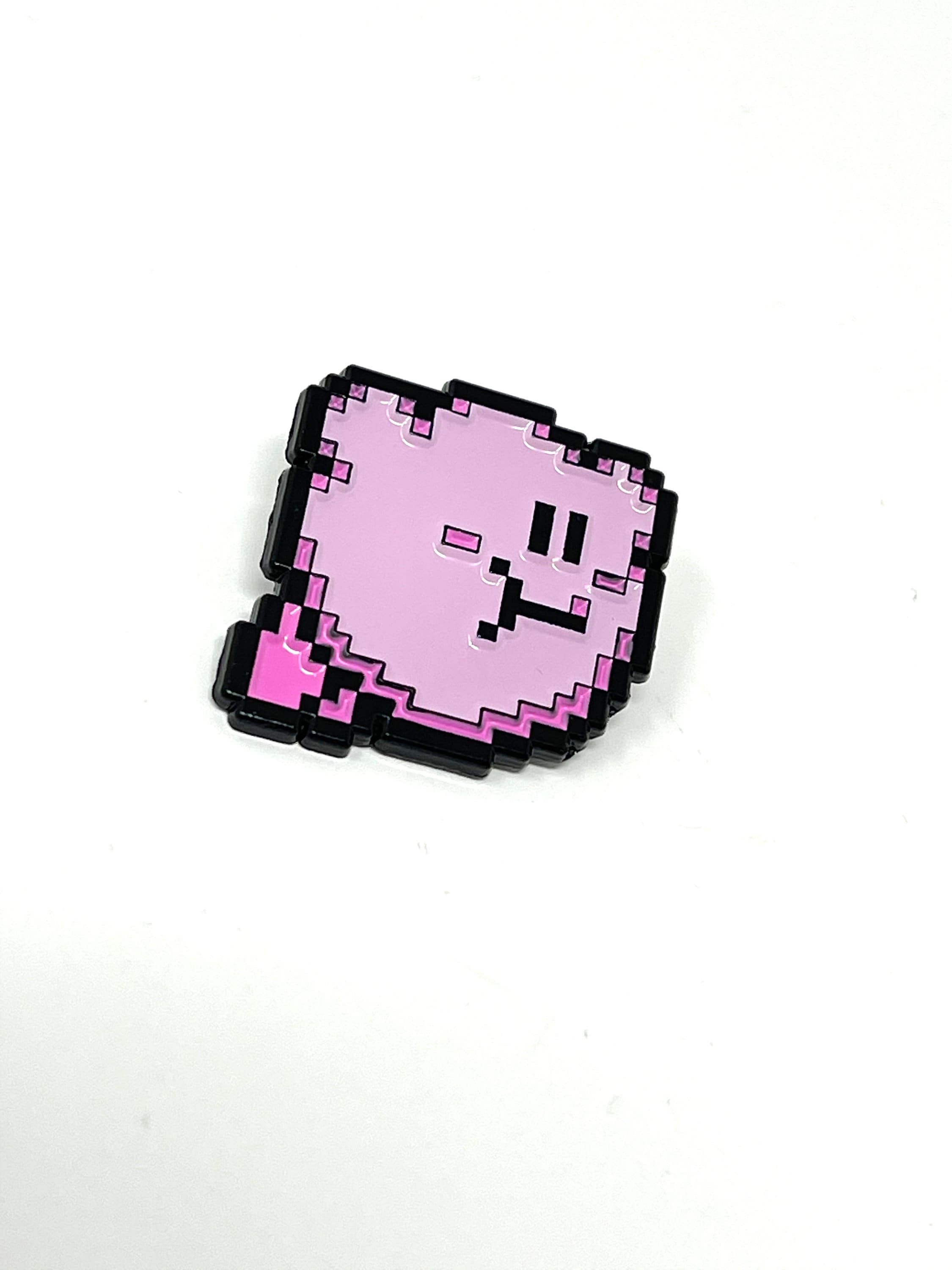 Kirby's Adventure Kirby enamel pin or magnet Classic | Etsy