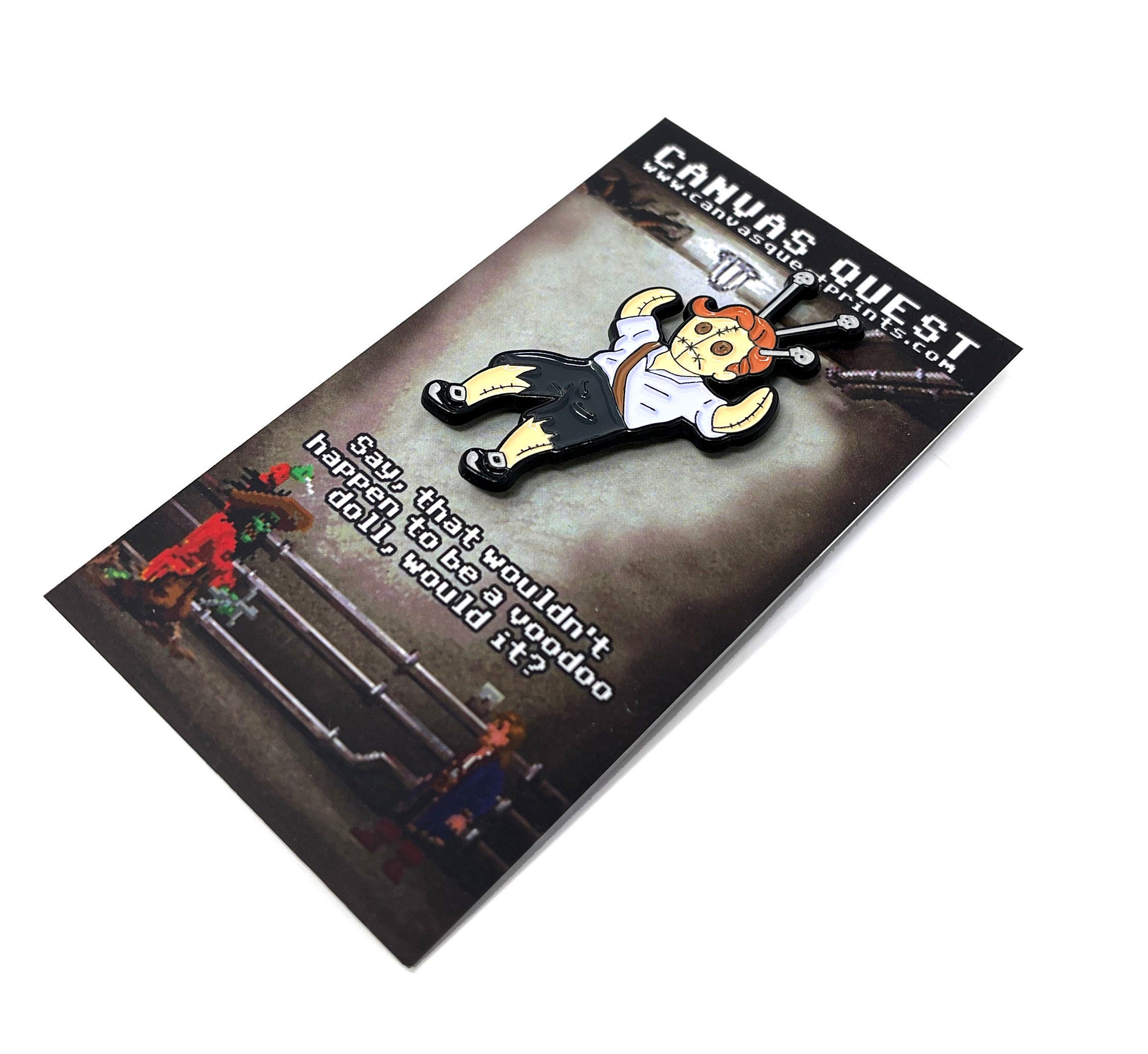 Monkey Island 2 Guybrush Threepwood Voodoo Doll Enamel Pin | Etsy