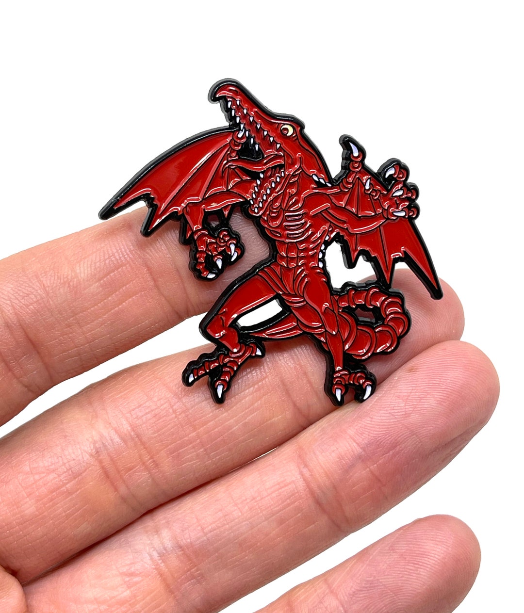 Super Metroid for SNES - Ridley 2" Enamel Pin or Magnet - Classic SNES ...