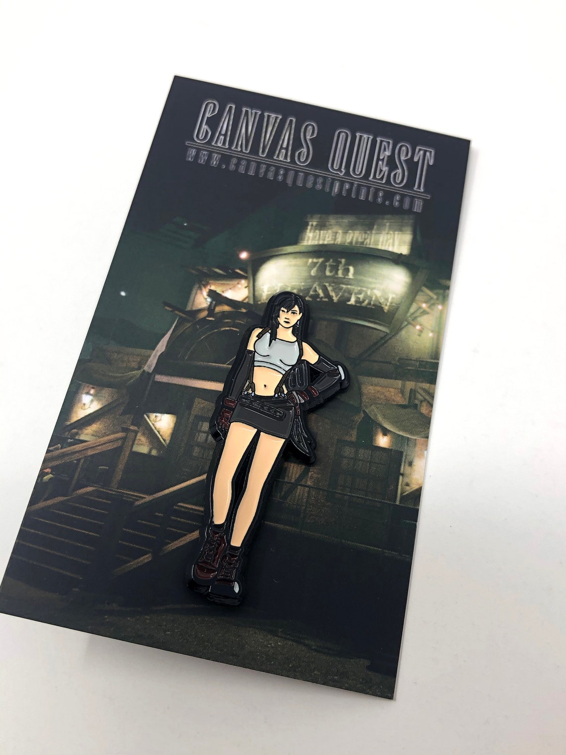 Final Fantasy VII Tifa Lockhart Enamel Pin or Magnet | Etsy