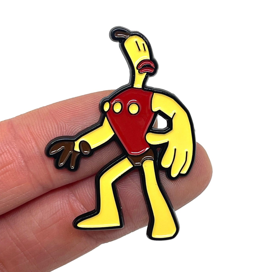 The Neverhood, Klaymen 1.75 Enamel Pin and Magnet Classic PS1 Retro ...