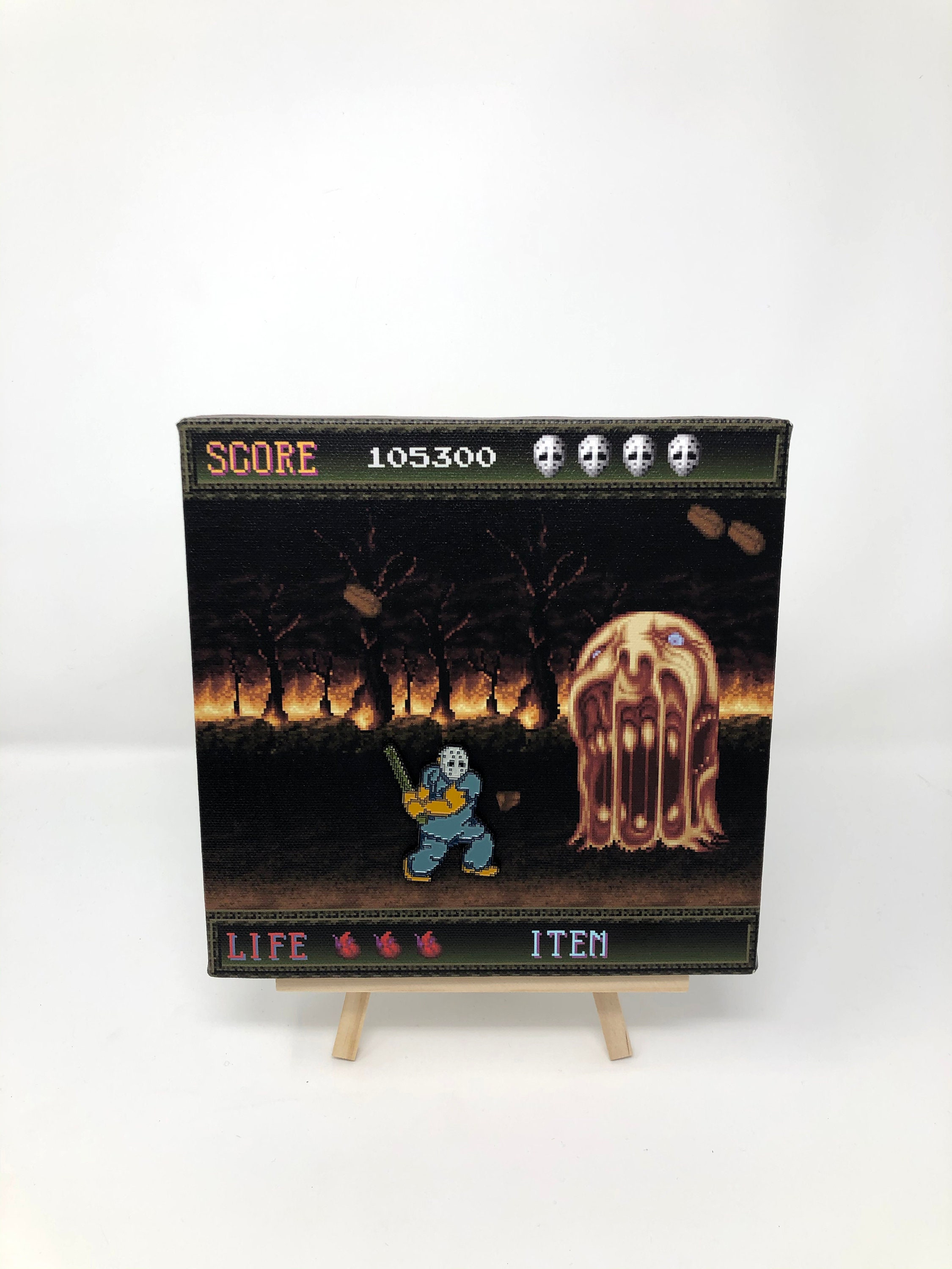 Splatterhouse Rick Taylor With Glow-in-the-dark Terror Mask - Etsy