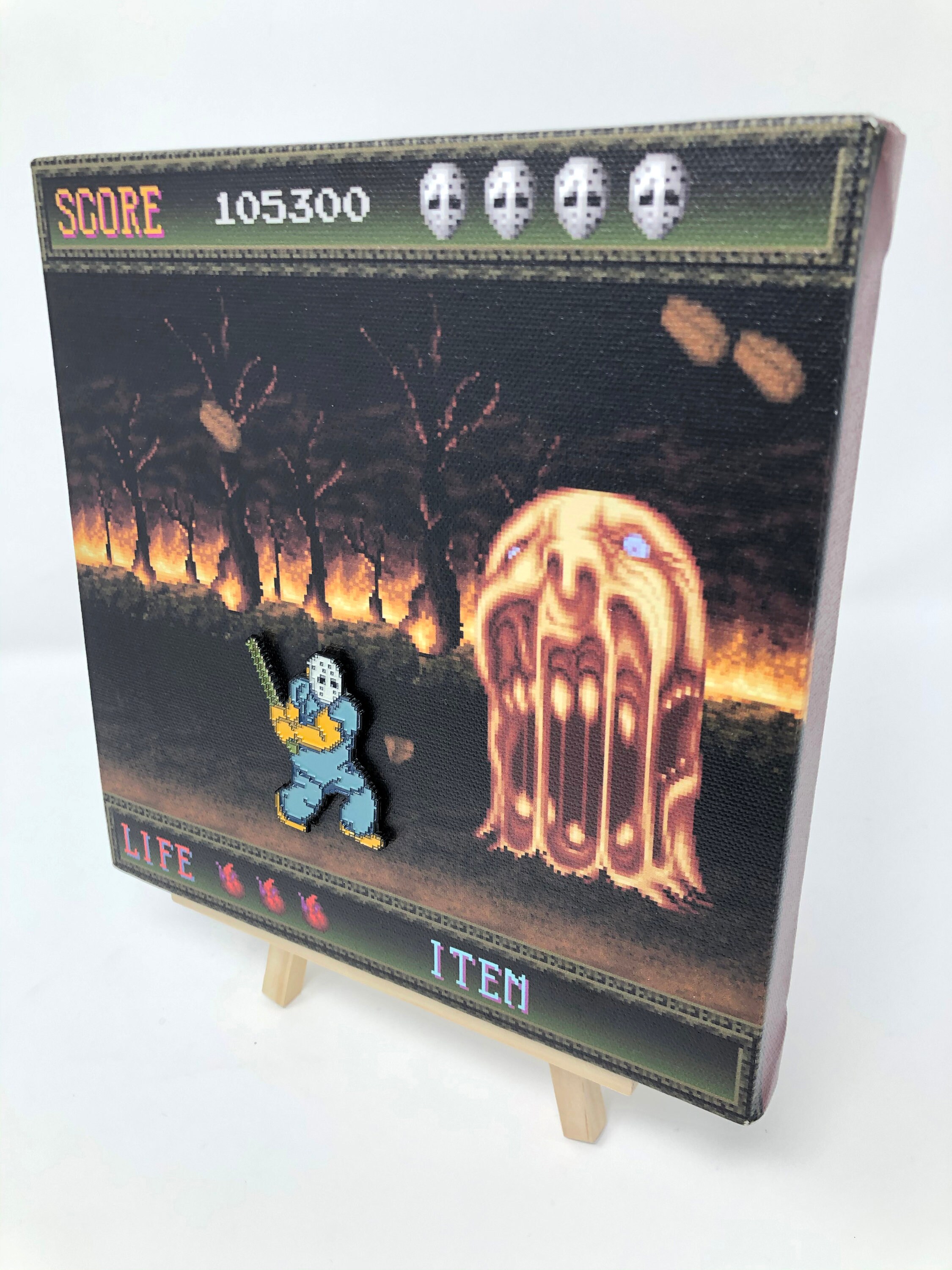 Splatterhouse Rick Taylor With Glow-in-the-dark Terror Mask - Etsy