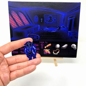 The Secret of Monkey Island Lechuck's Ghost Pirate Ship Print ...