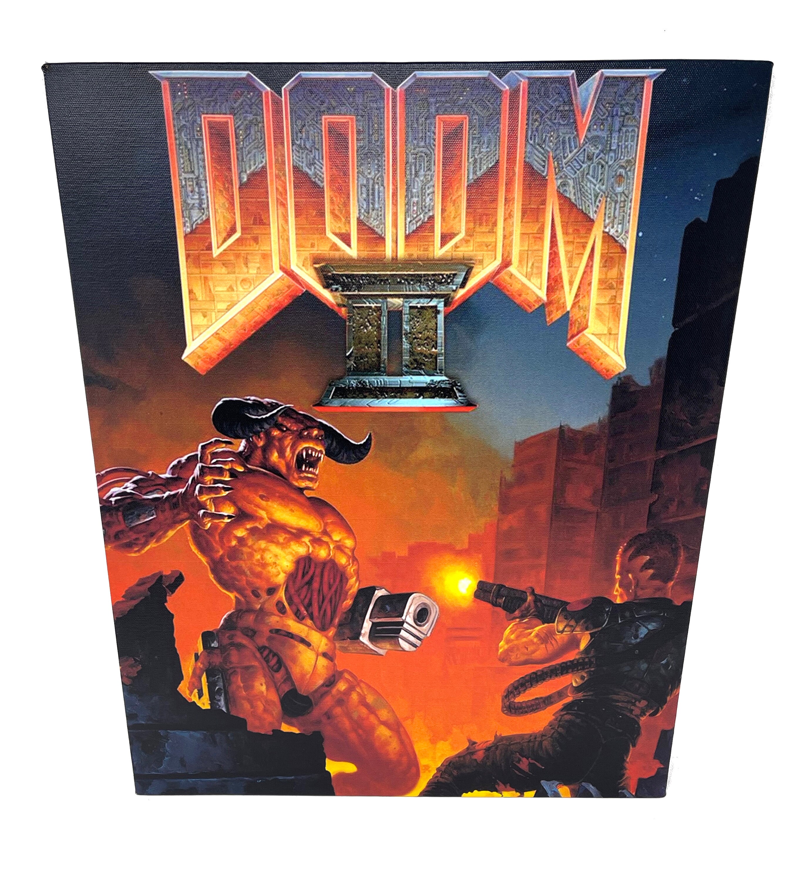 Doom II Box Art Canvas Print on 16x20 Canvas Retro Game - Etsy