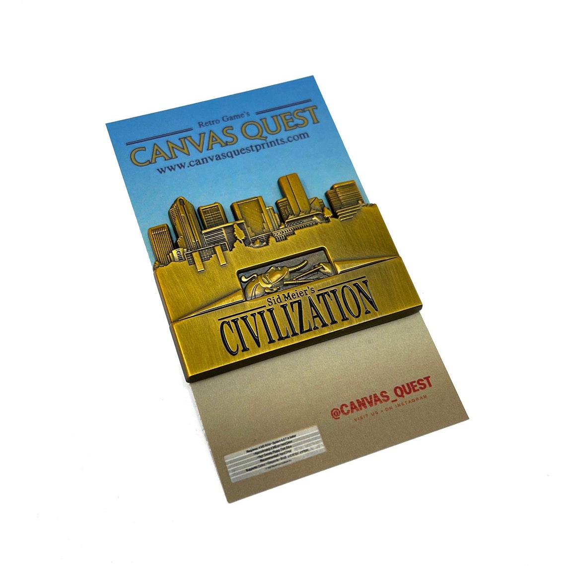 Sid Meier's Civilization Box Art Design 2 Pin or | Etsy