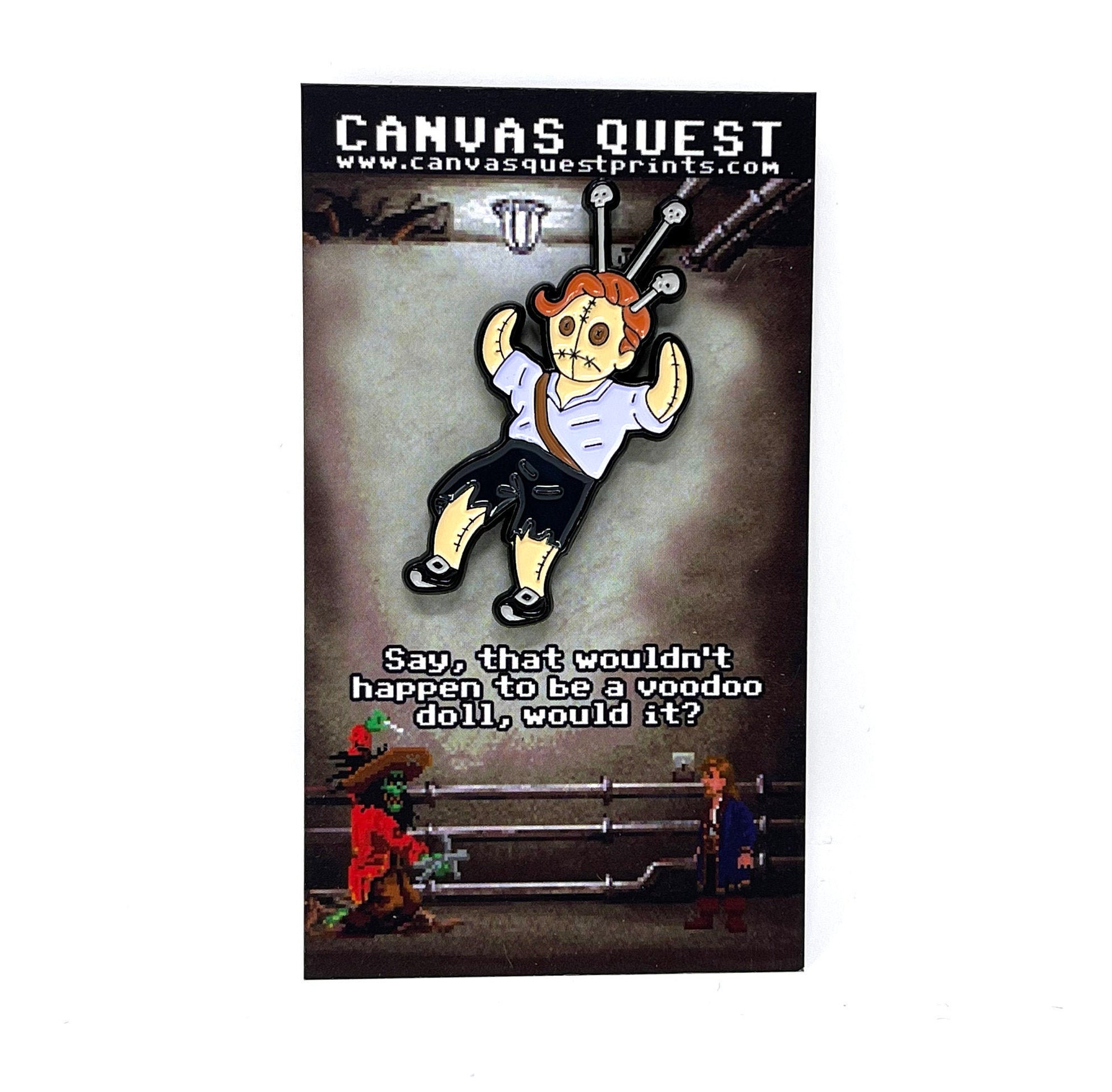 Monkey Island 2 Guybrush Threepwood Voodoo Doll Enamel Pin | Etsy