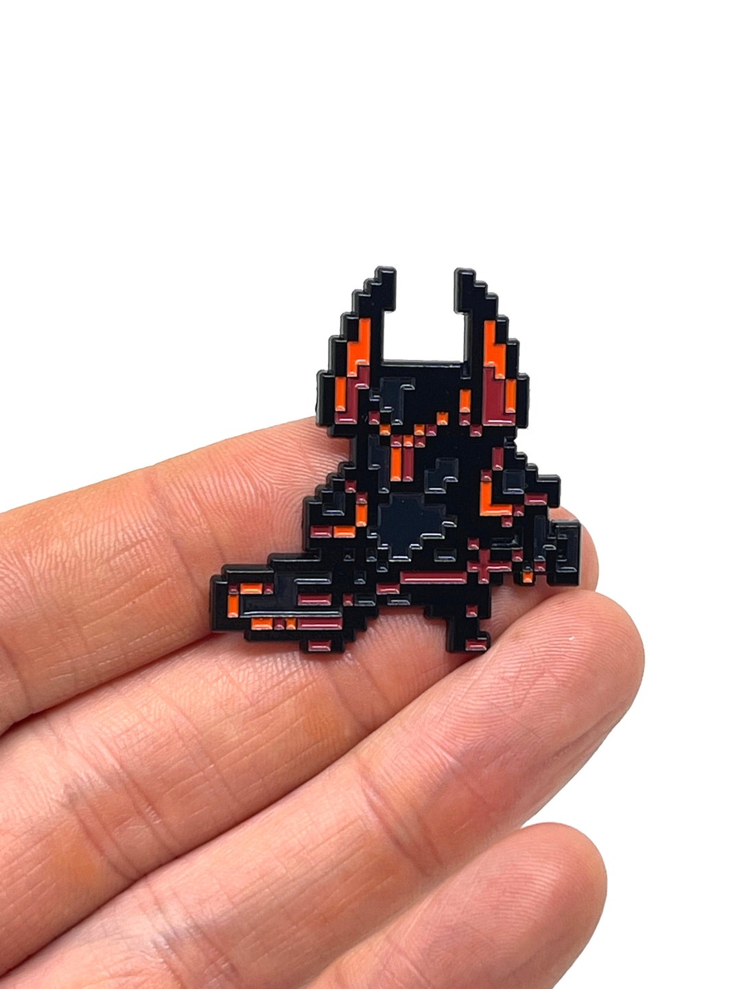 Shovel Knight - Black Knight Enamel Pin or Magnet - Classic 8-bit Retro ...