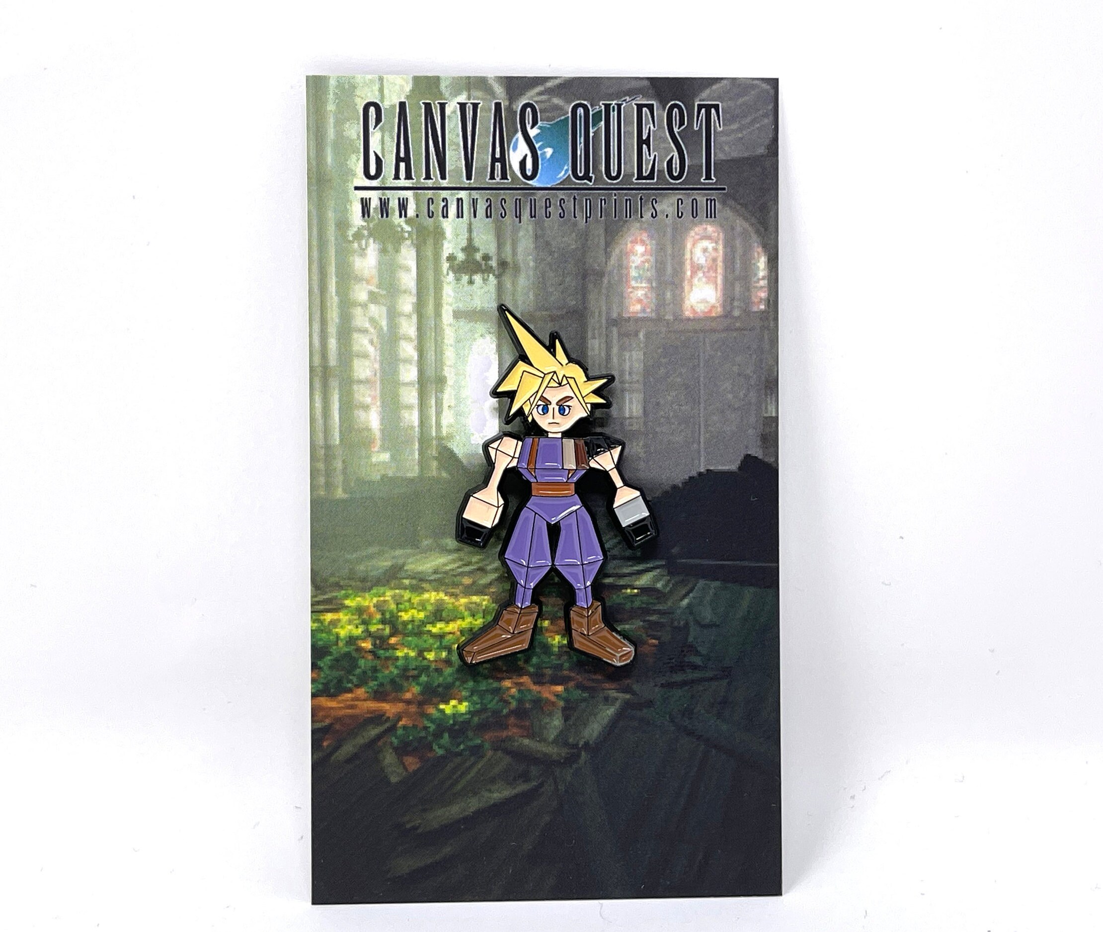 Final Fantasy VII Cloud Strife Classic OG In-game Polygon | Etsy