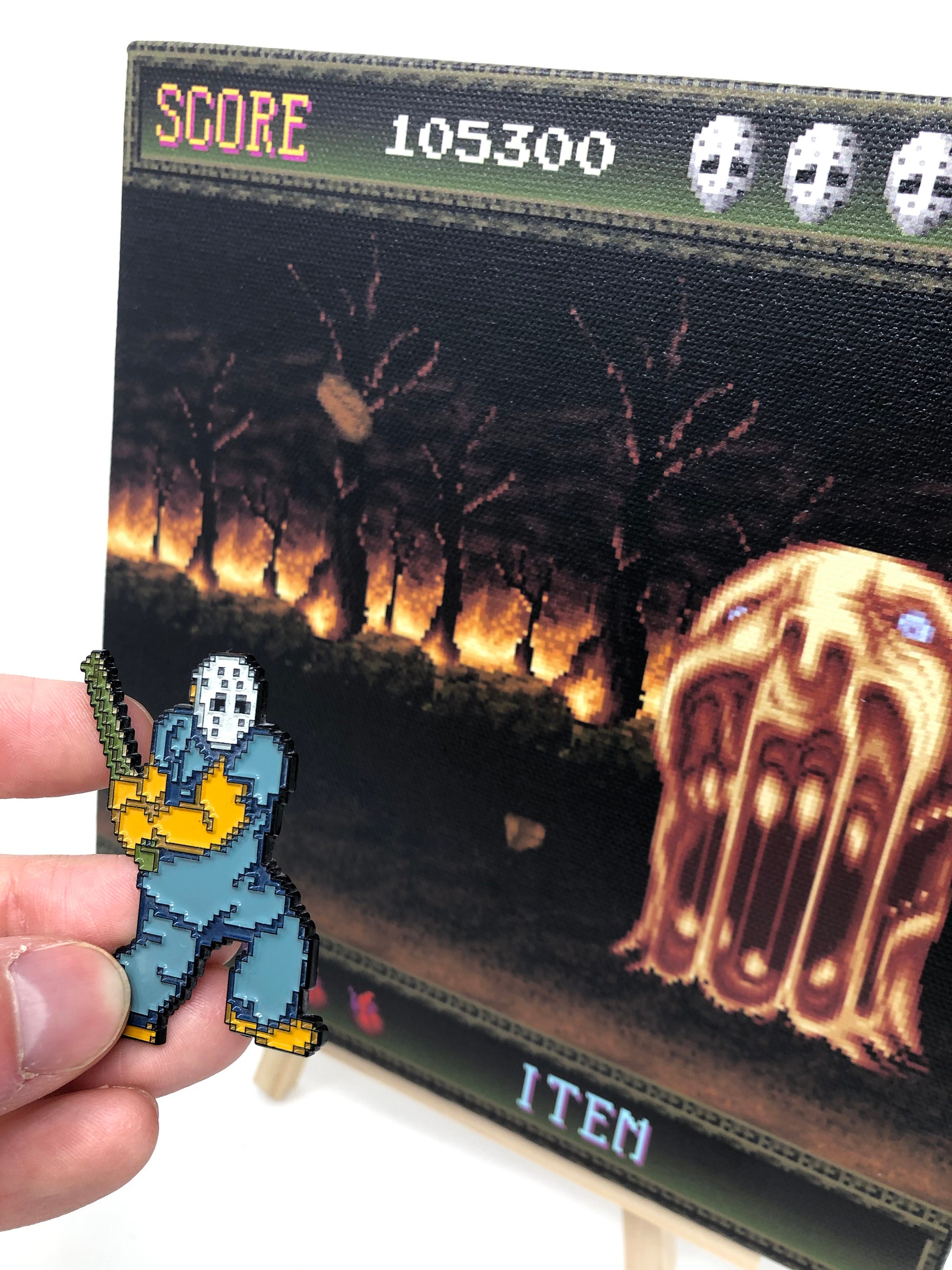 Splatterhouse Rick Taylor With Glow-in-the-dark Terror Mask - Etsy