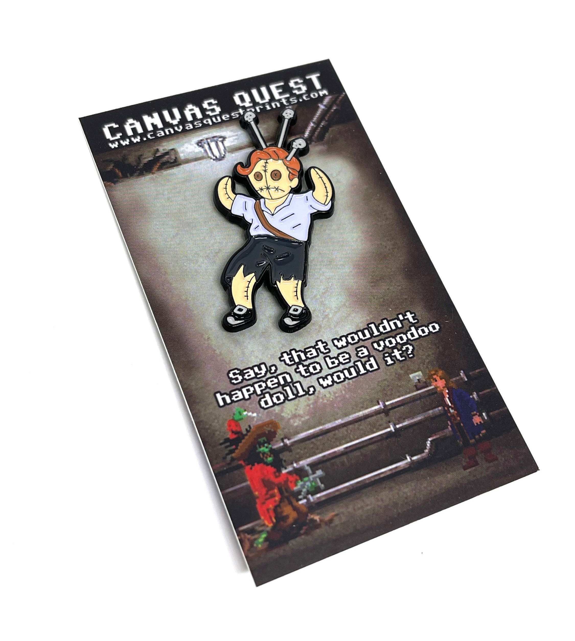 Monkey Island 2 Guybrush Threepwood Voodoo Doll Enamel Pin | Etsy