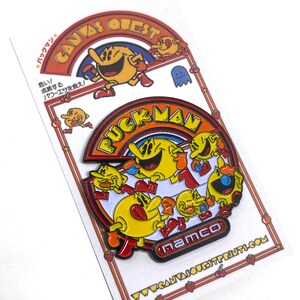 Puck Man, Japanese Logo for Original Pac-man Release 1.5” Enamel Pin ...