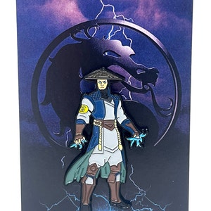 Mortal Kombat, Arcade Classic - Raiden 1.75” Enamel Pin and Magnet ...