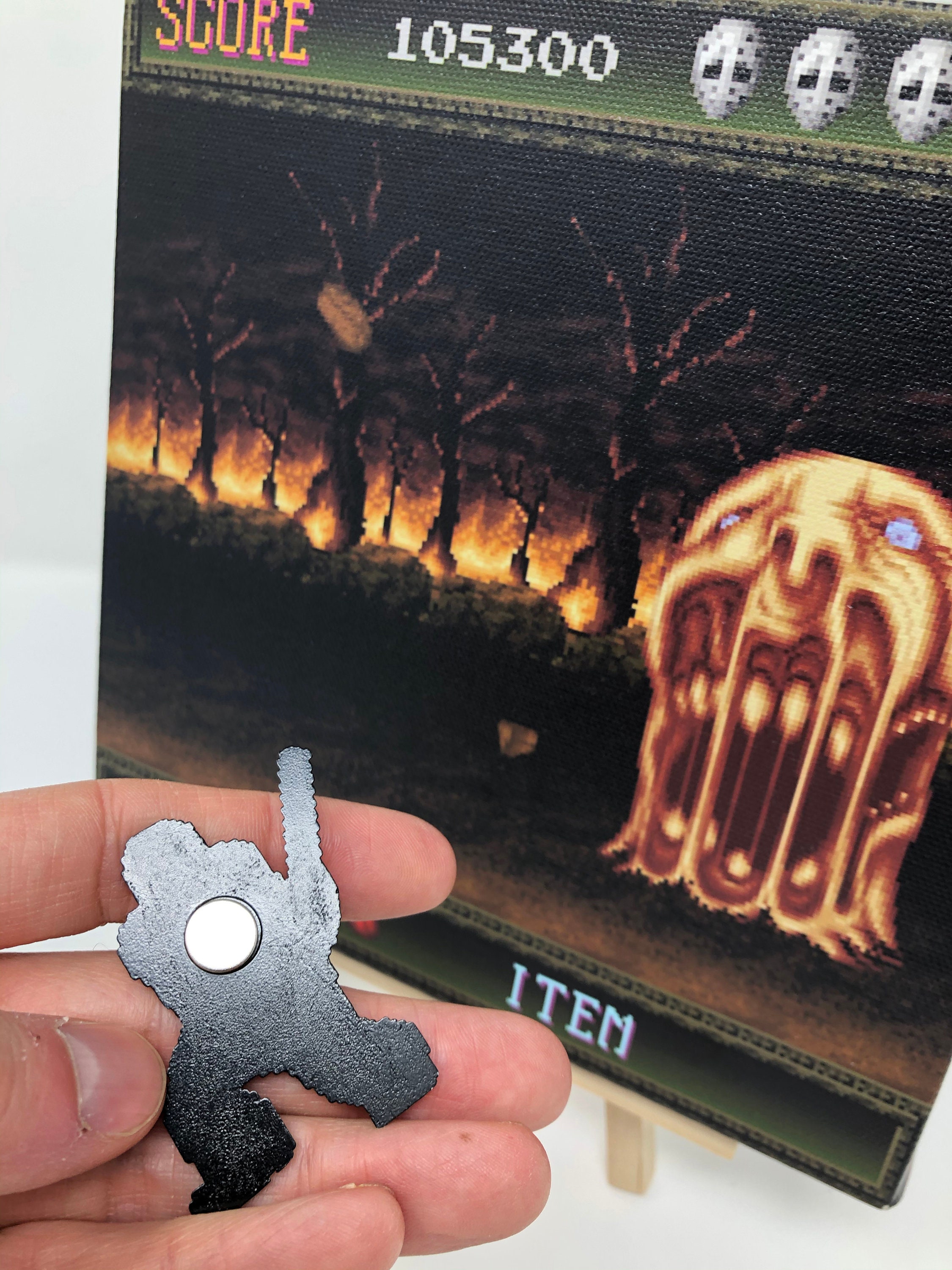 Splatterhouse Rick Taylor With Glow-in-the-dark Terror Mask - Etsy