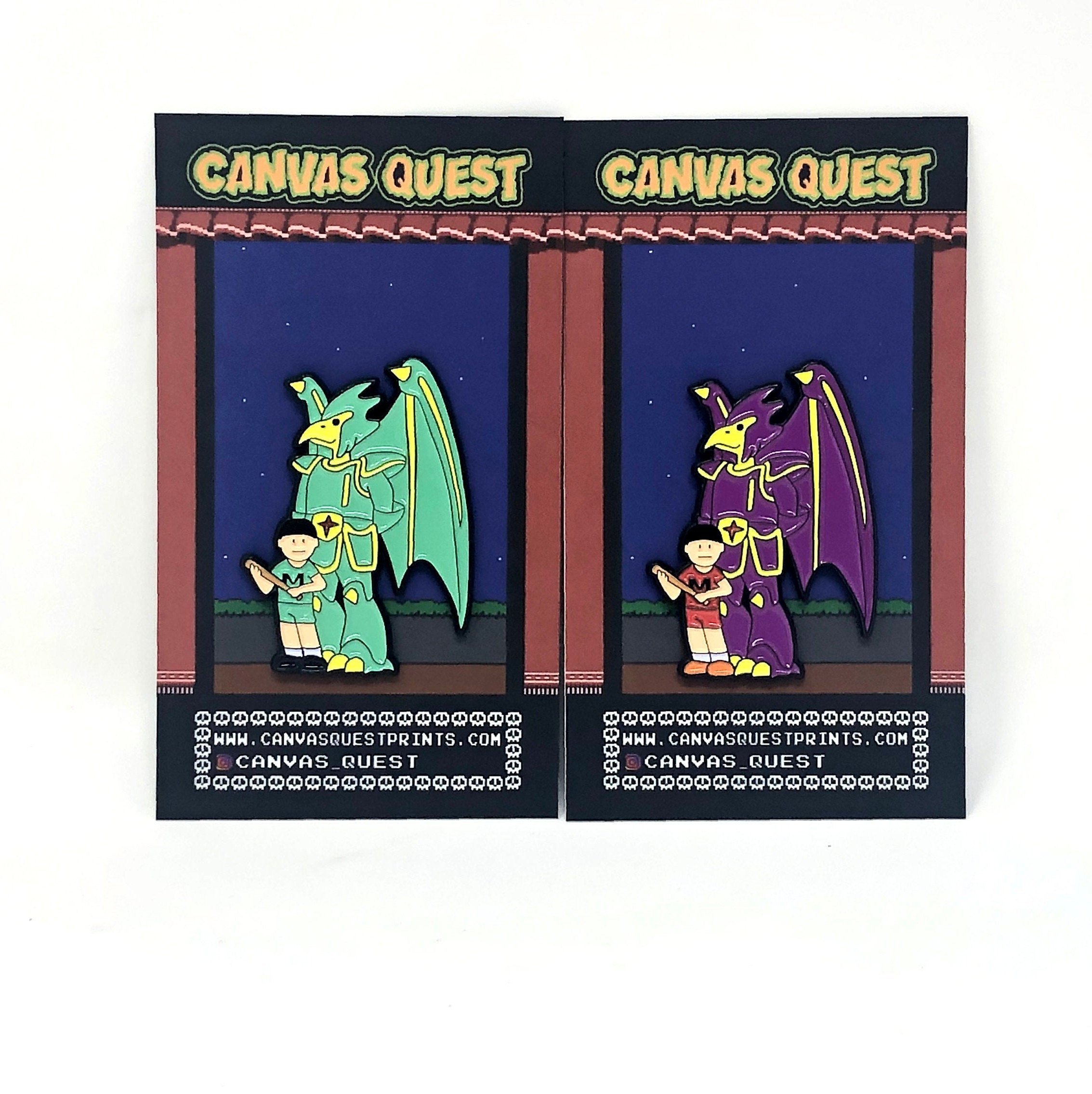 Monster Party for NES Mark and Bert Pin or Magnet | Etsy