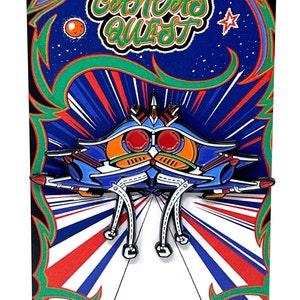 Galaga, Classic Arcade Game Cabinet Art, 2” Enamel Pin and Magnet ...
