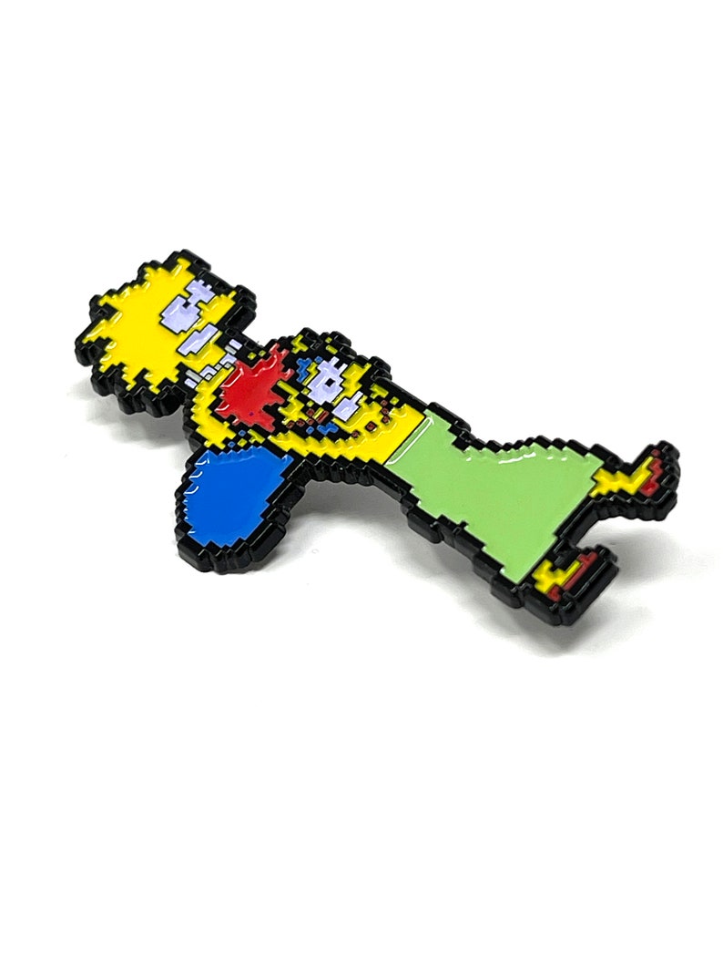 The Simpsons Arcade Game Marge and Lisa enamel pin or magnet | Etsy