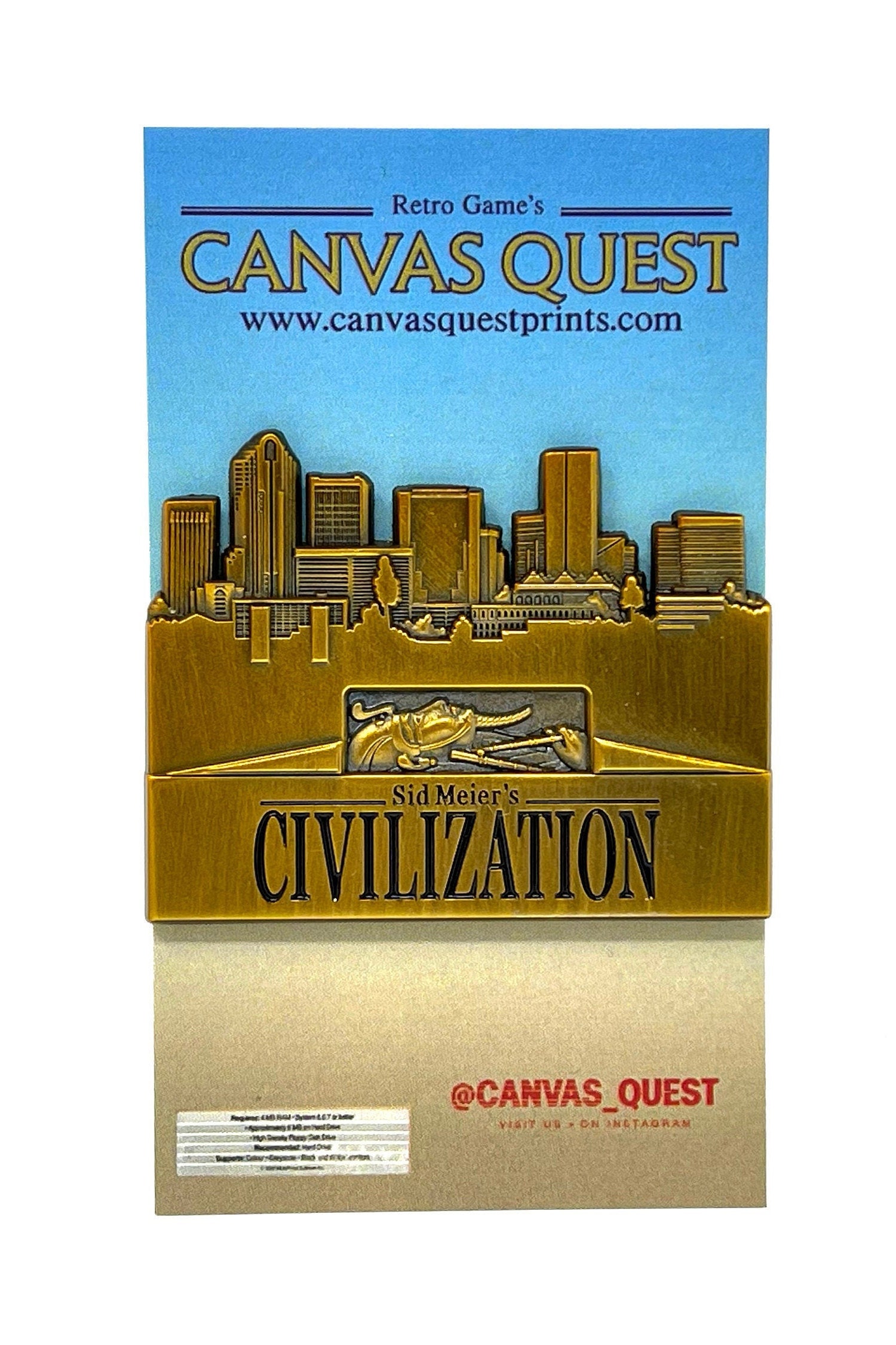 Sid Meier's Civilization Box Art Design 2 Pin or | Etsy