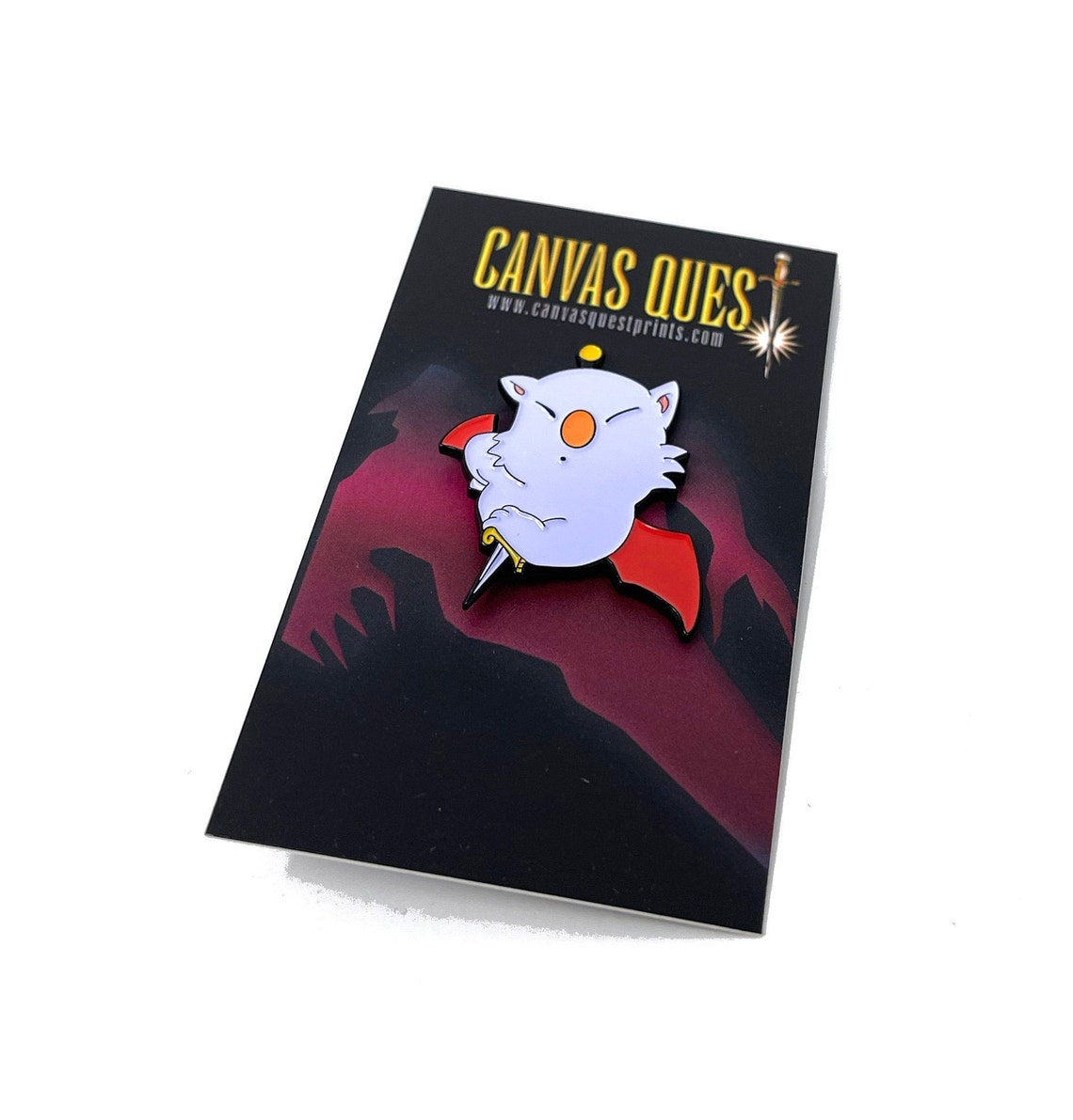 Final Fantasy III for SNES Mog the Moogle Enamel Pin or | Etsy