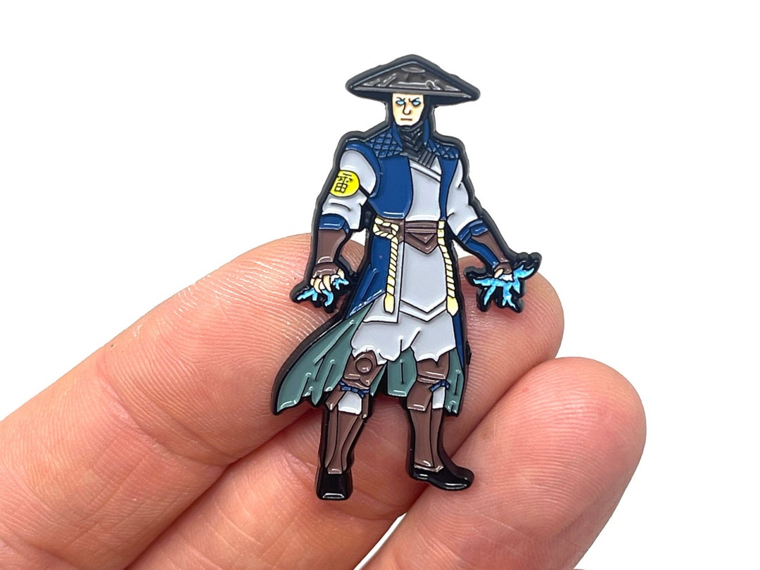 Mortal Kombat, Arcade Classic - Raiden 1.75” Enamel Pin and Magnet ...